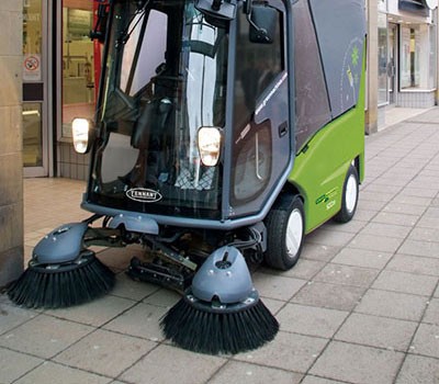 Skapnet 500ze balayeuse de rue électrique TENNANT Green Machines La...