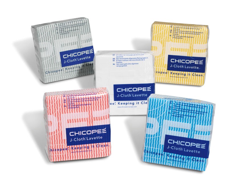 Skapnet LAVETTE J-CLOTH PLUS MEDIUM ROUGE 34X36 CM500 pièces CHICOPEE